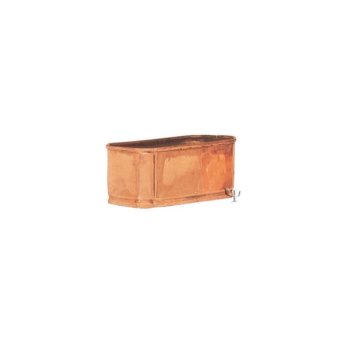 Turkish Copper Rectangular Planter (Small)