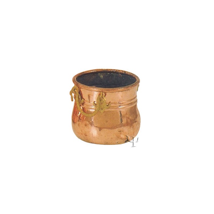 Turkish Copper Marash Flanged Cauldron (Small)