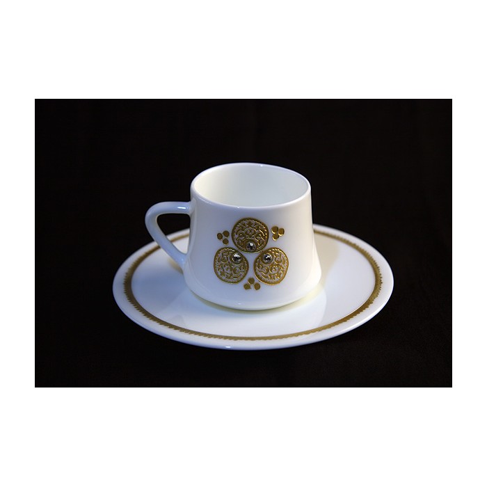 Fine Bone China Coffee Cup with Wooden Box