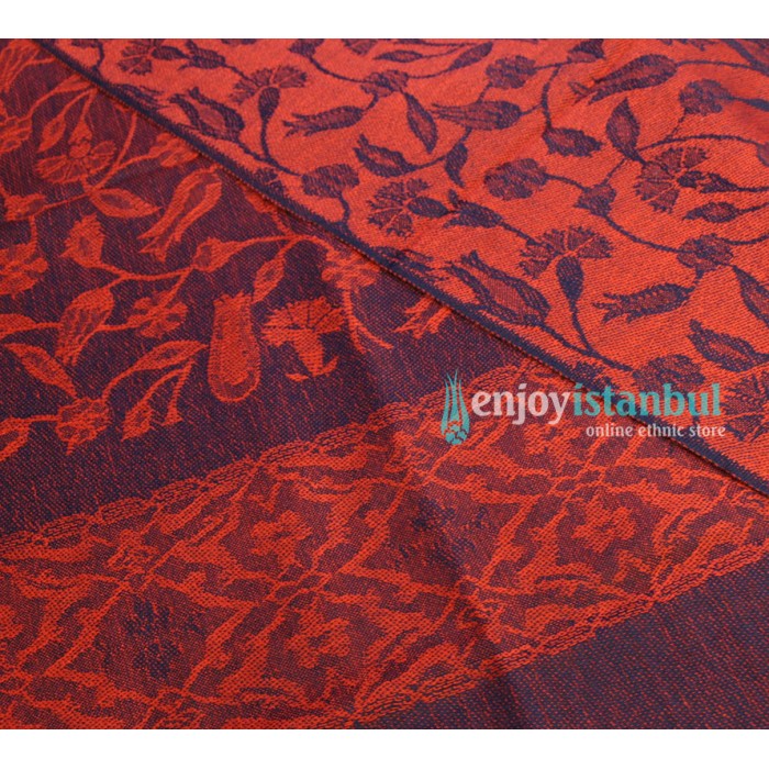 Turkish Shawl - Silky Viscose Red