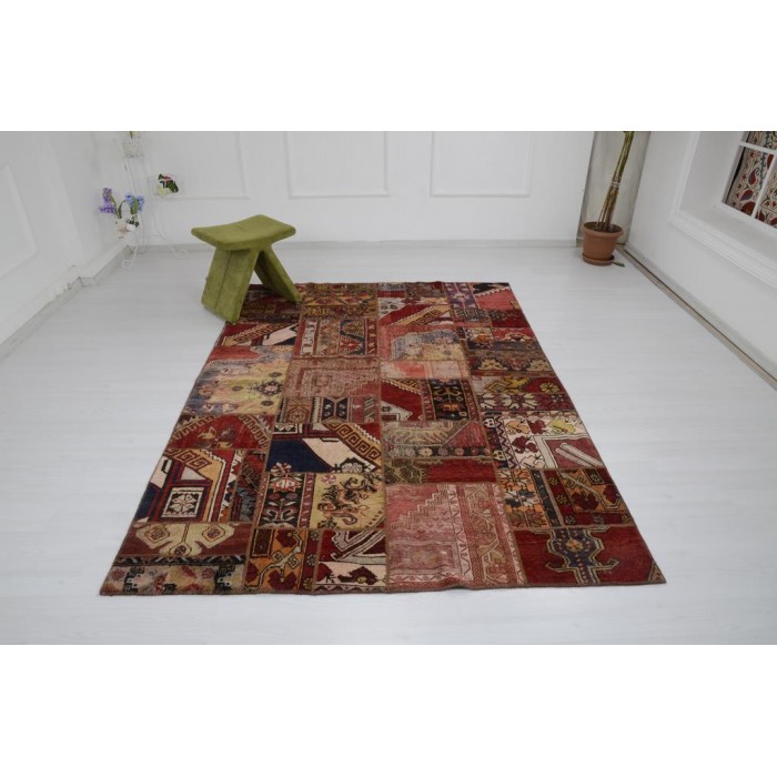 Vintage Patchwork Rug - 5.7'X8.2'/1.8X2.5 Mt.