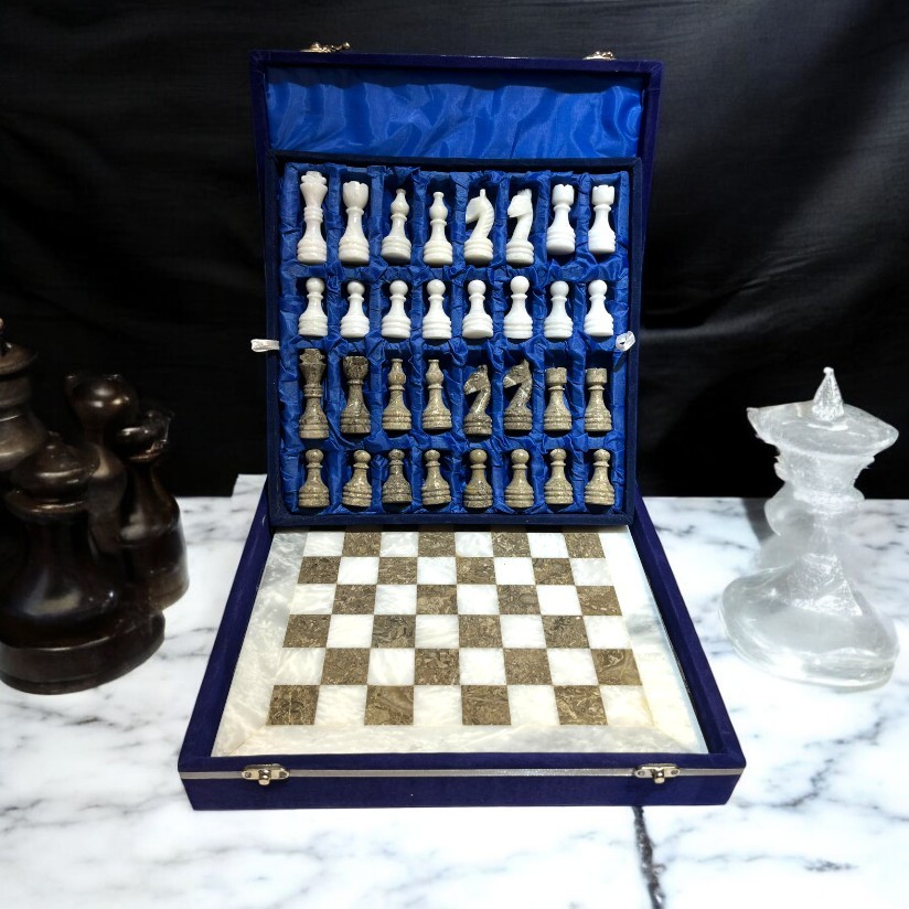 Handmade Luxurious Chess Set 30x30 - Premium Craftsmanship for Chess ...