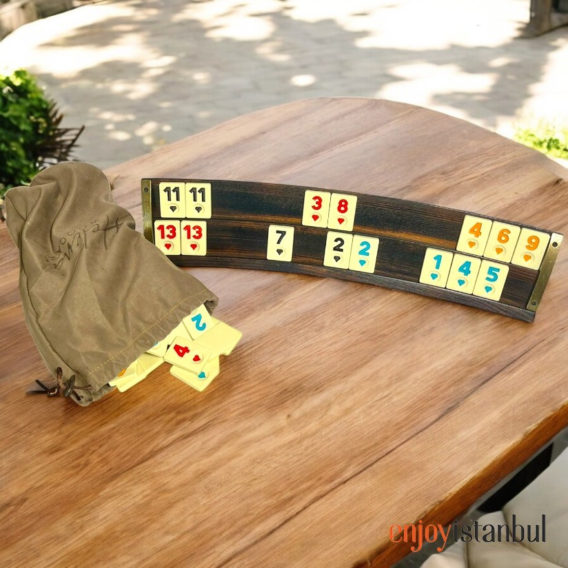 Luxurious Handmade Rummikub Set | 43x7.5x7 cm (16.9"x3"x2.8")