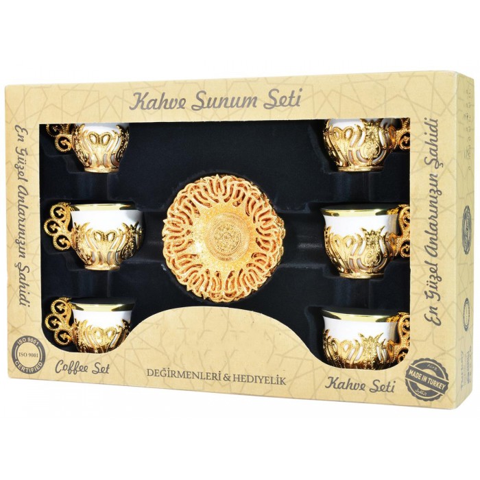 Luxury Gold Color Coffee Set