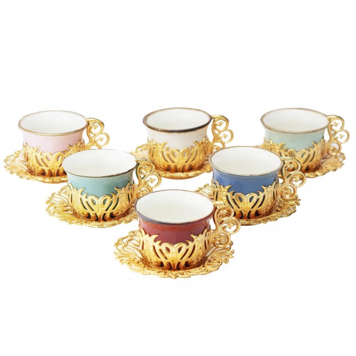 Luxury Gold Color Coffee Set
