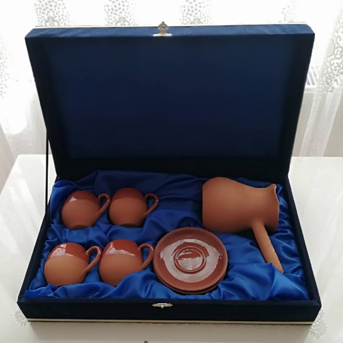 Turkish Coffee Sets - Handmade Coffe Cup Set -Organic clay- Hand made ...