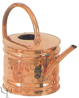 Turkish Copper Cylindrical Watering Can - enjoyistanbul.com