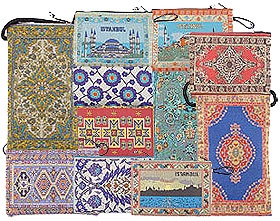 Miniature Turkish Carpet Bags | Make up bags | Coin Purses | Key Holders